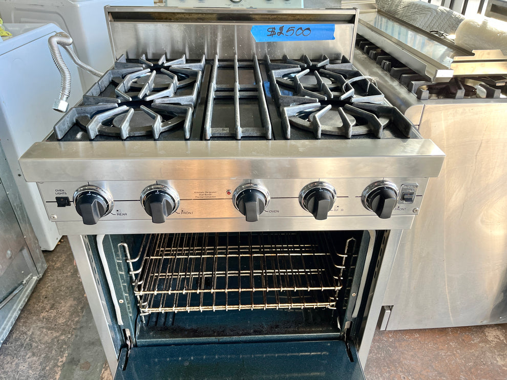Viking Professional Series VGIC3054BSS 30 Inch Pro Style Gas Range wit ...