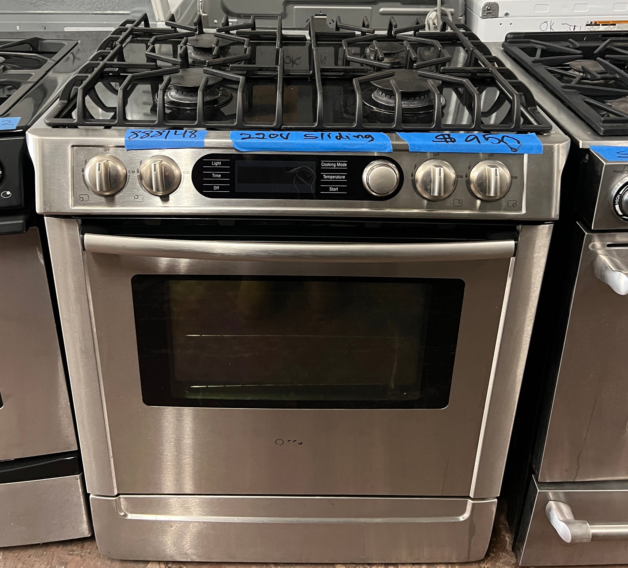 Bosch 30 Inch Slide-In Duel Fuel Gas Range,Stainless Steel,4-Burner,St ...
